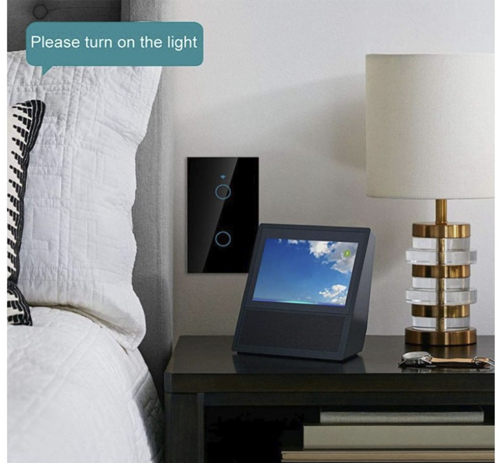 Interruptor Switch Táctil Inteligente Alexa, Google - Nitro Systems