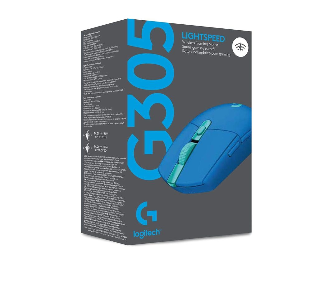 Mouse LOGITECH G Inalámbrico Gaming G305 Azul - Nitro Systems